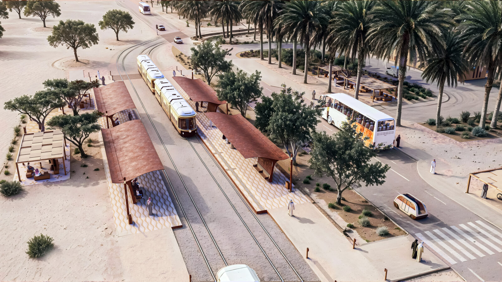 Ligne de Tram-train d’Al-Ula - Un projet LA/BA Architectes
