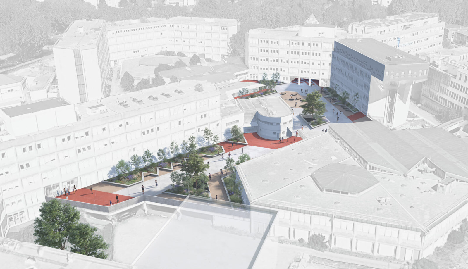 RESTRUCTURATION DE LA DALLE DU CAMPUS CENTRE DE L’UPEC - Un projet LA ...